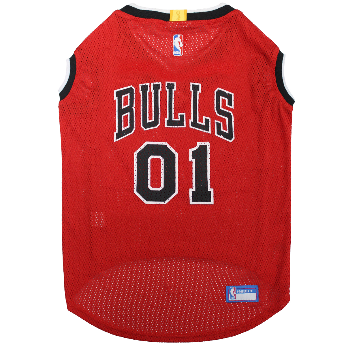 Click here for NBA Chicago Bulls Basketball Mesh Pet Jersey prices