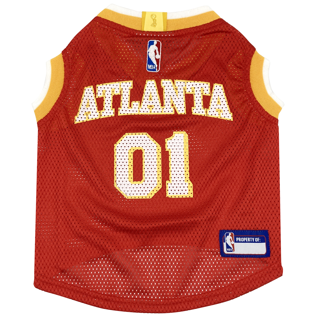 Click here for NBA Atlanta Hawks Mesh Basketball Pet Jersey prices