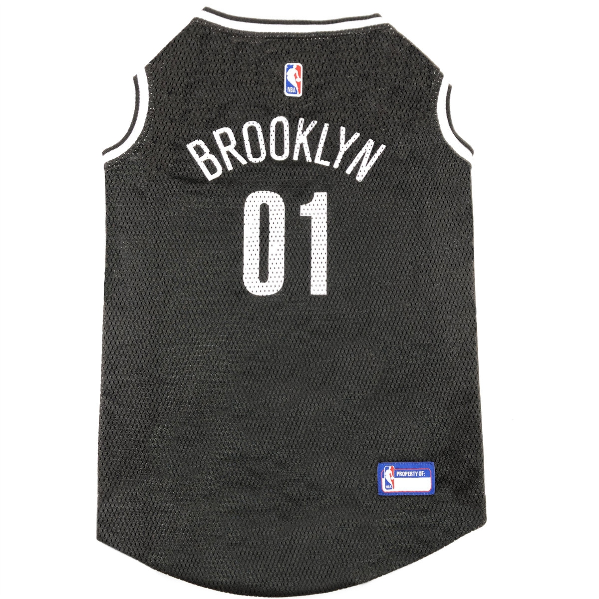 Click here for NBA Brooklyn Nets Basketball Mesh Pet Jersey prices