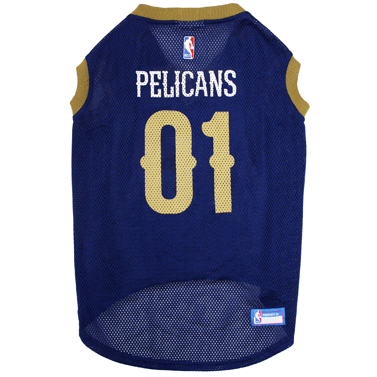 Click here for NBA New Orleans Pelicans Basketball Mesh Pet Jerse... prices