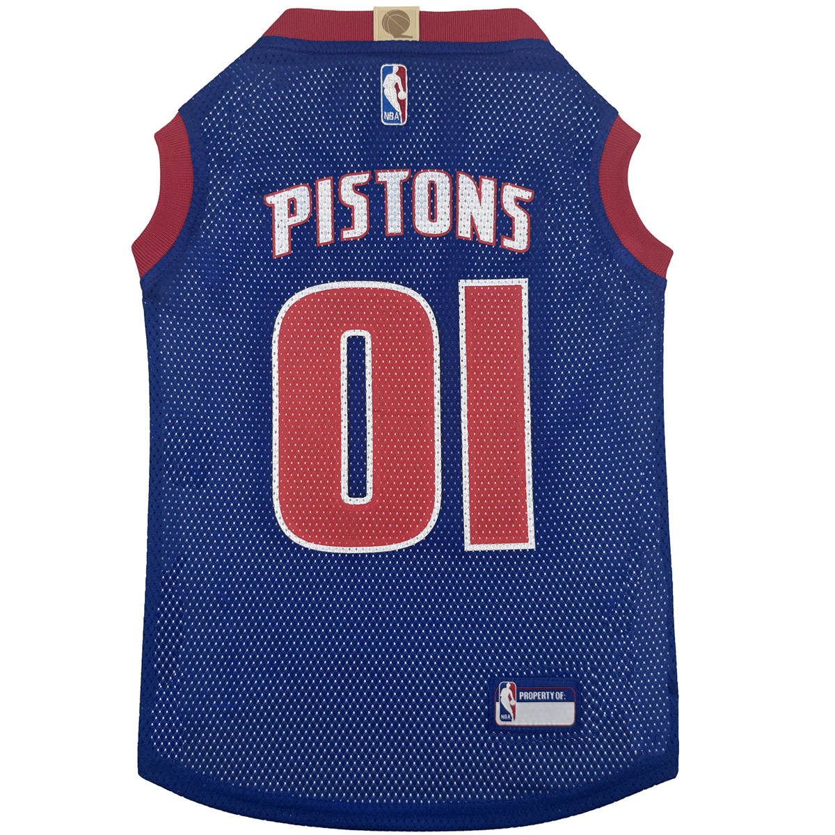 Click here for NBA Detroit Pistons Basketball Mesh Pet Jersey prices