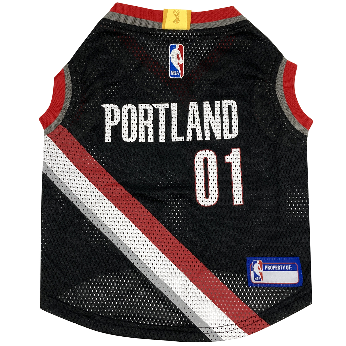 Click here for NBA Portland Trailblazers Mesh Basketball Pet Jers... prices