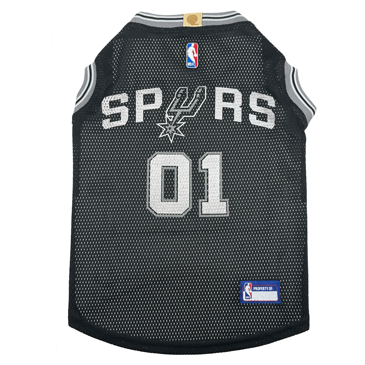 Click here for NBA San Antonio Spurs Basketball Mesh Pet Jersey prices