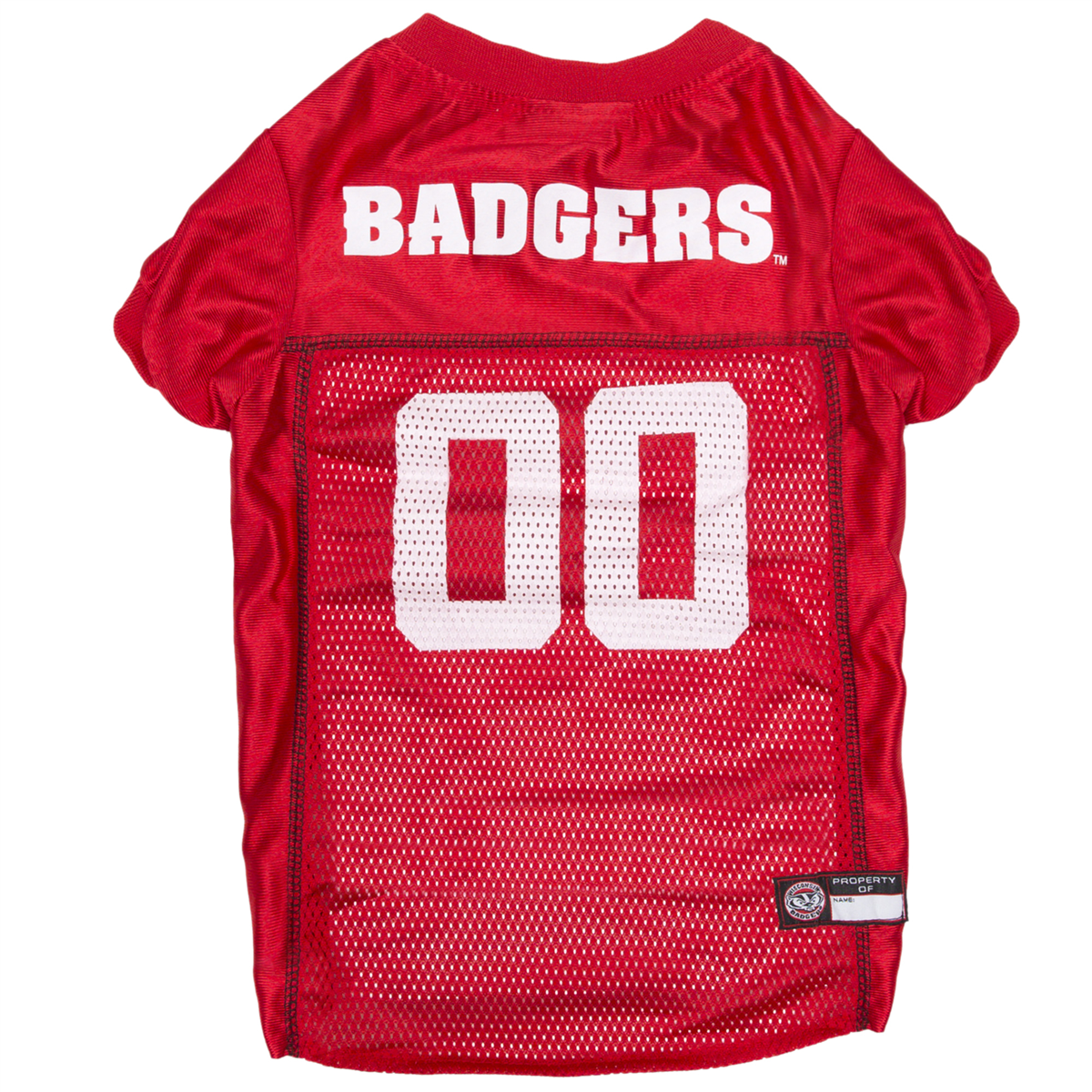 Click here for NCAA Wisconsin Badgers Mesh Pet Jersey prices