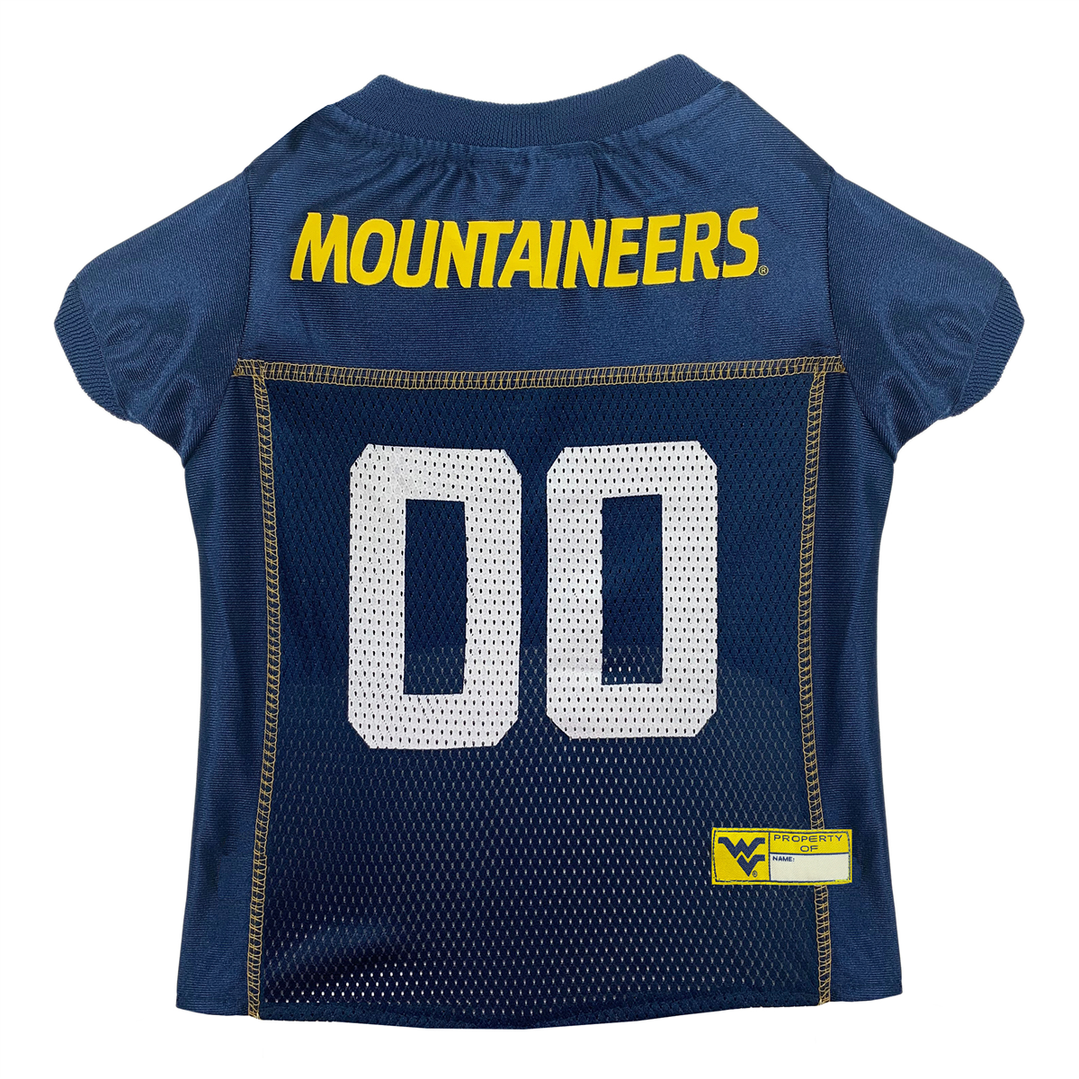 Click here for NCAA West Virginia Mountaineers Mesh Pet Jersey prices