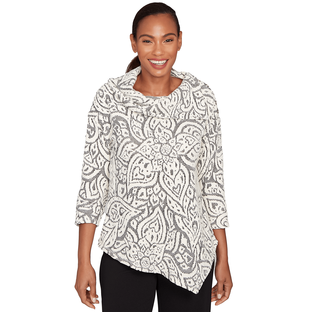 Click here for Petite Ruby Rd. Must Haves I Asymmetric Hem Floral... prices