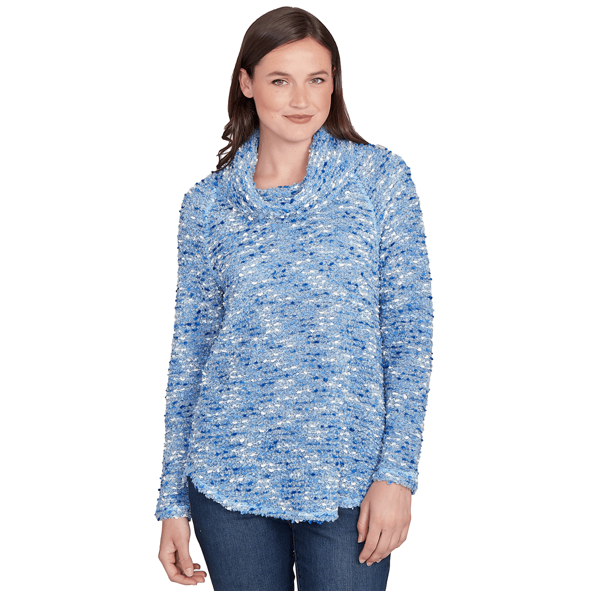 Click here for Petite Ruby Rd. Must Haves I Cowl Neck Boucle Swea... prices