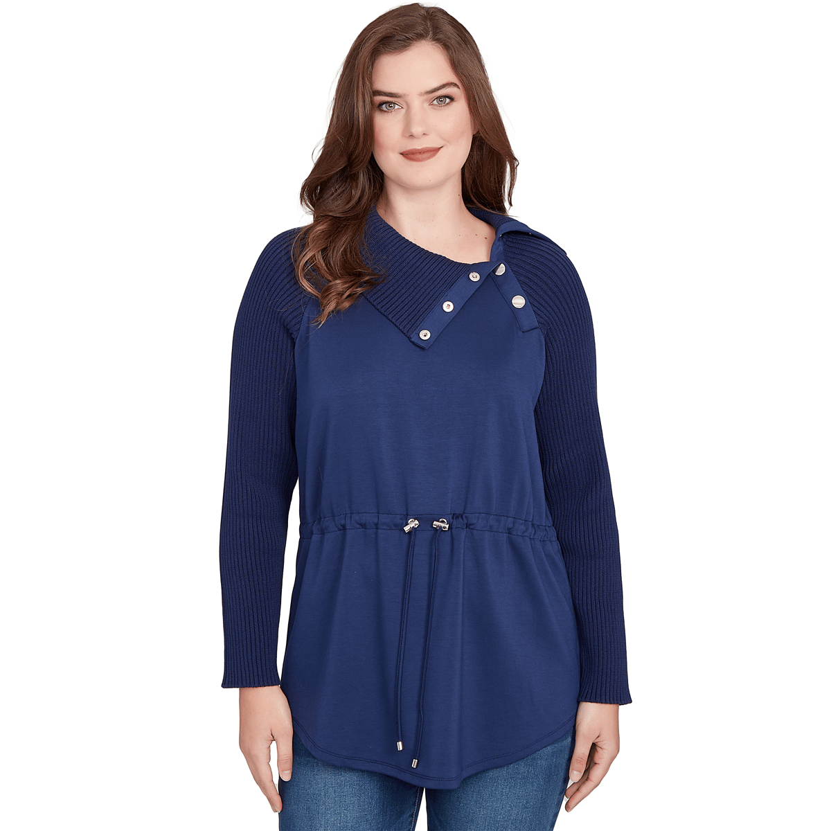 Click here for Womens Ruby Rd. Nouveau Chic Ribbed Trim Drawstrin... prices