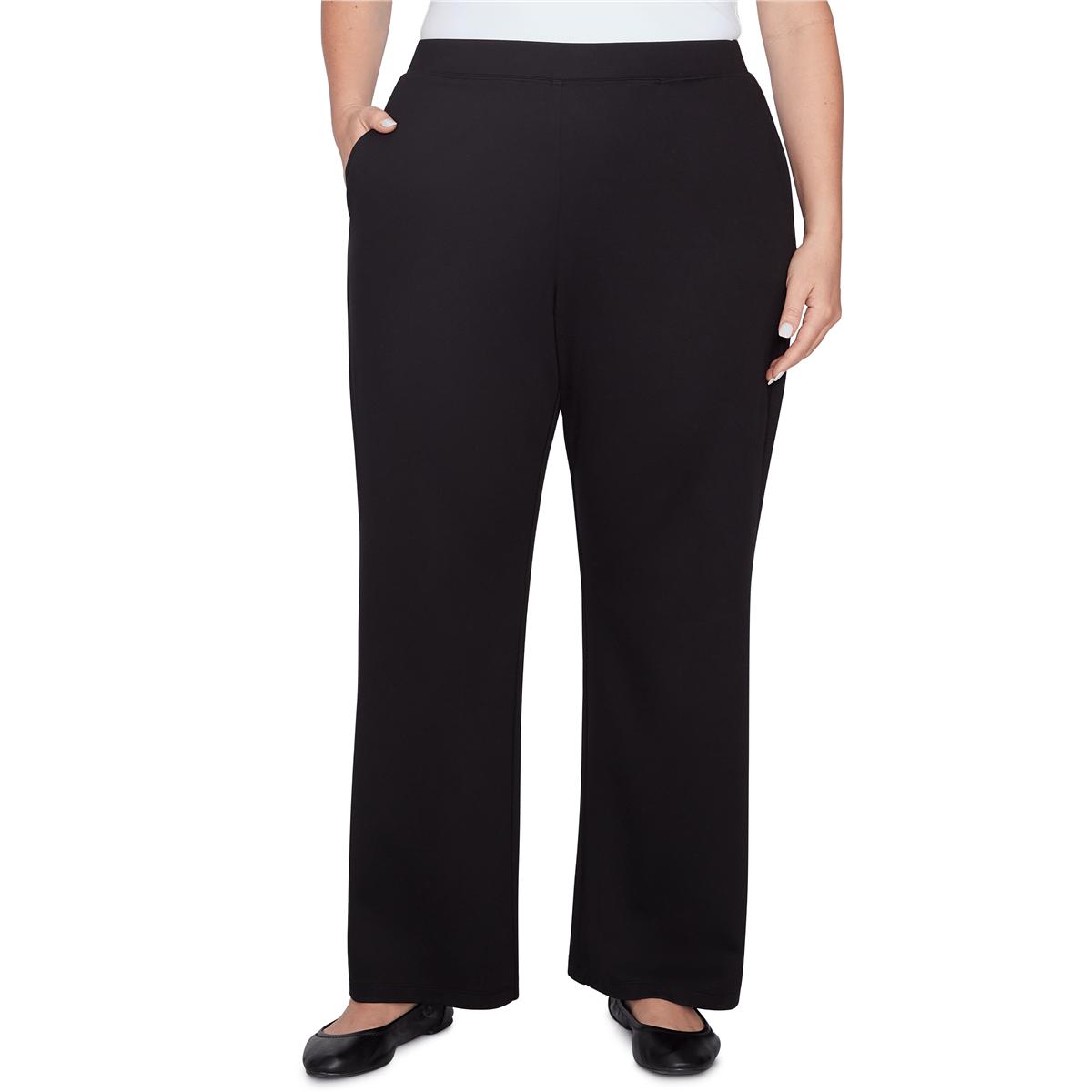 Click here for Plus Size Ruby Rd. Cozy Time Pull-On Casual Ankle... prices