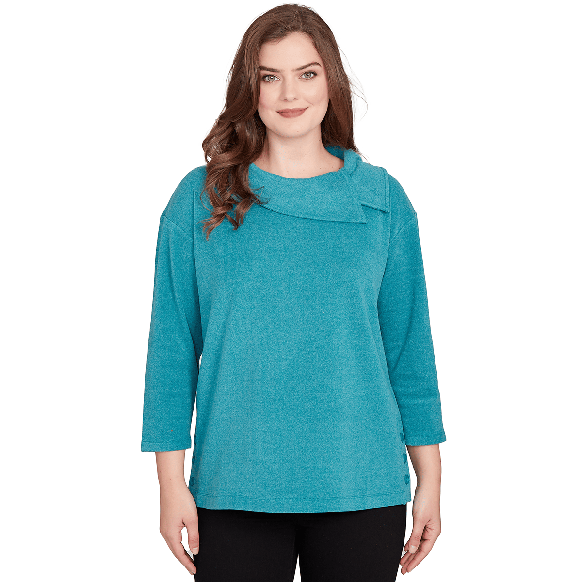 Click here for Womens Ruby Rd. Must Haves I 3/4 Sleeve Cowl Neckl... prices