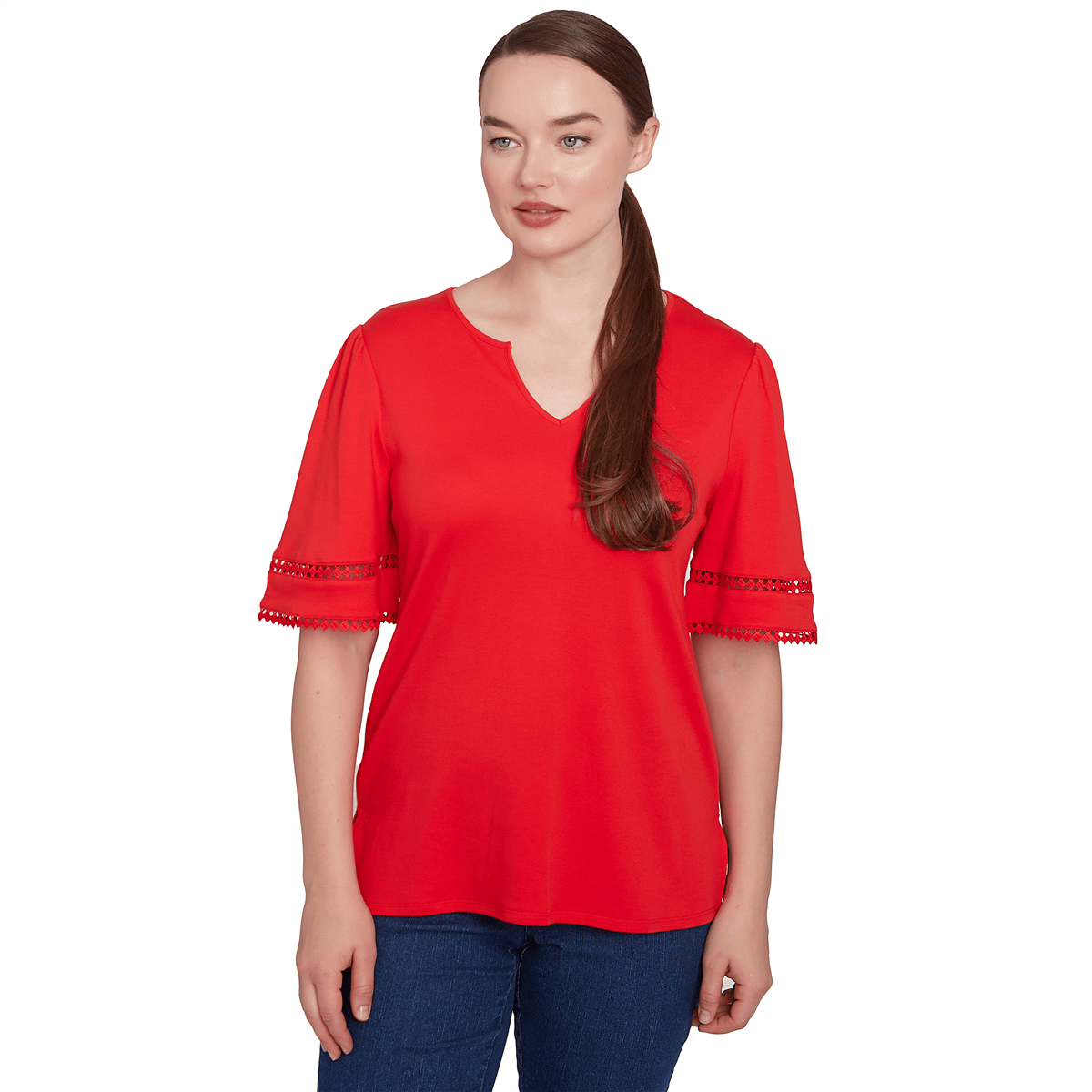 Click here for Petite Ruby Rd. Americana Chic Solid Diamond Trim... prices