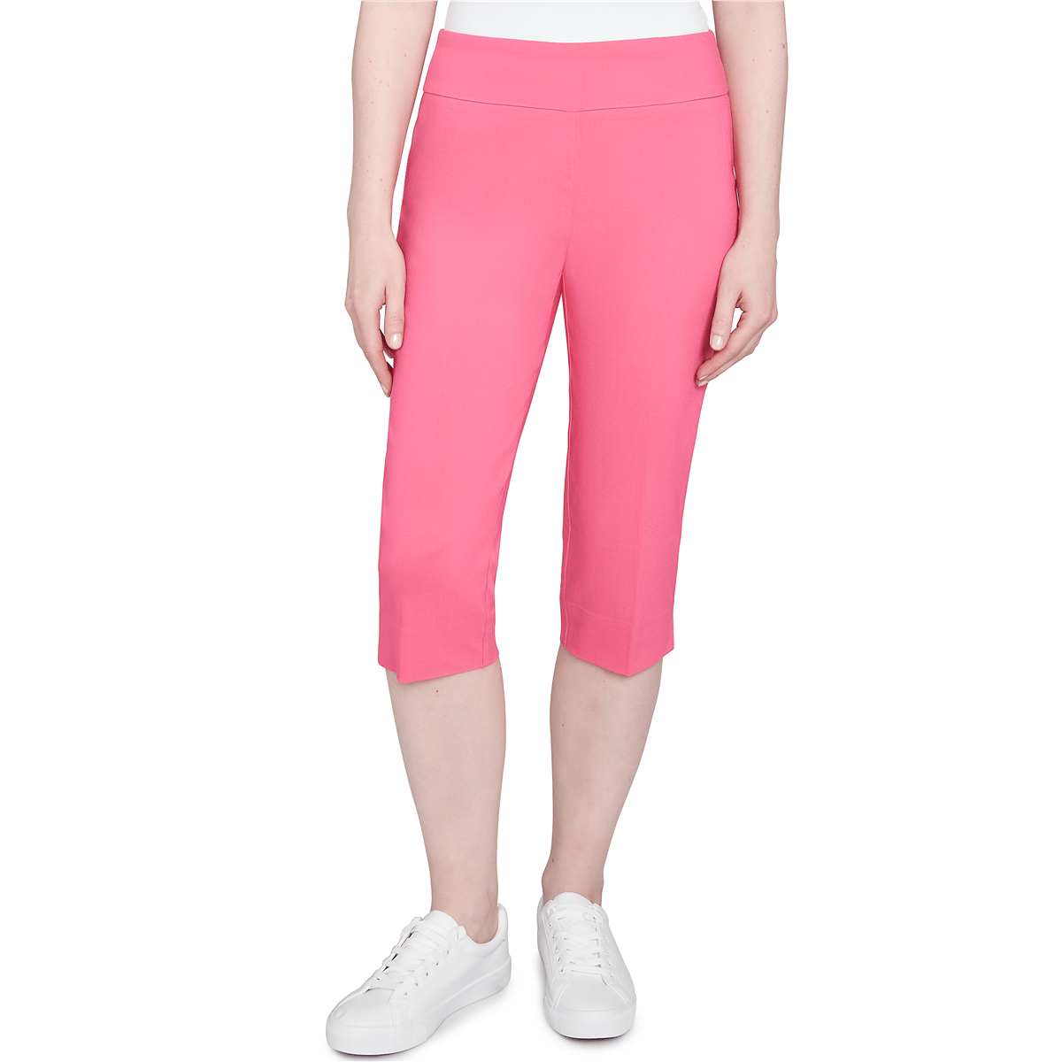 Click here for Petite Ruby Rd. Prints Charming Pull On Tech Capri... prices