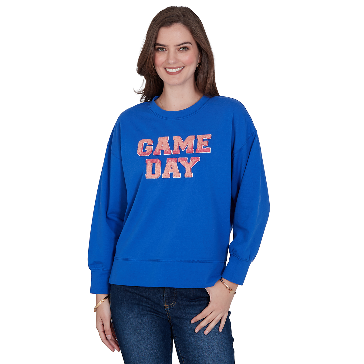 Click here for Petite Ruby Rd. Game of Luxe Game Day Graphic Terr... prices