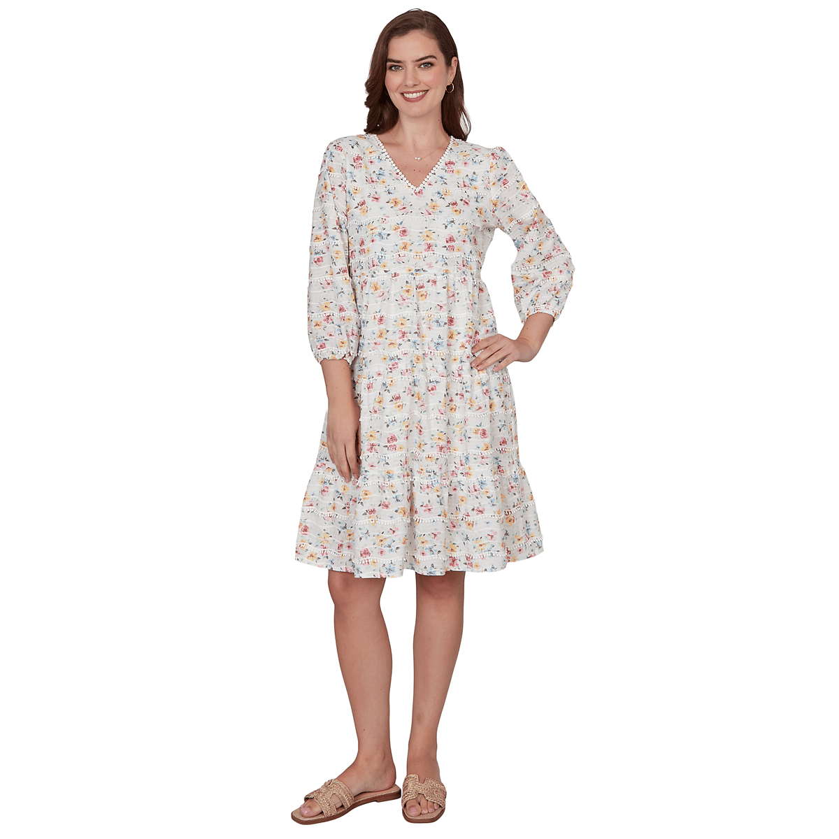 Click here for Womens Ruby Rd. Renaissance Romance Floral A-Line... prices