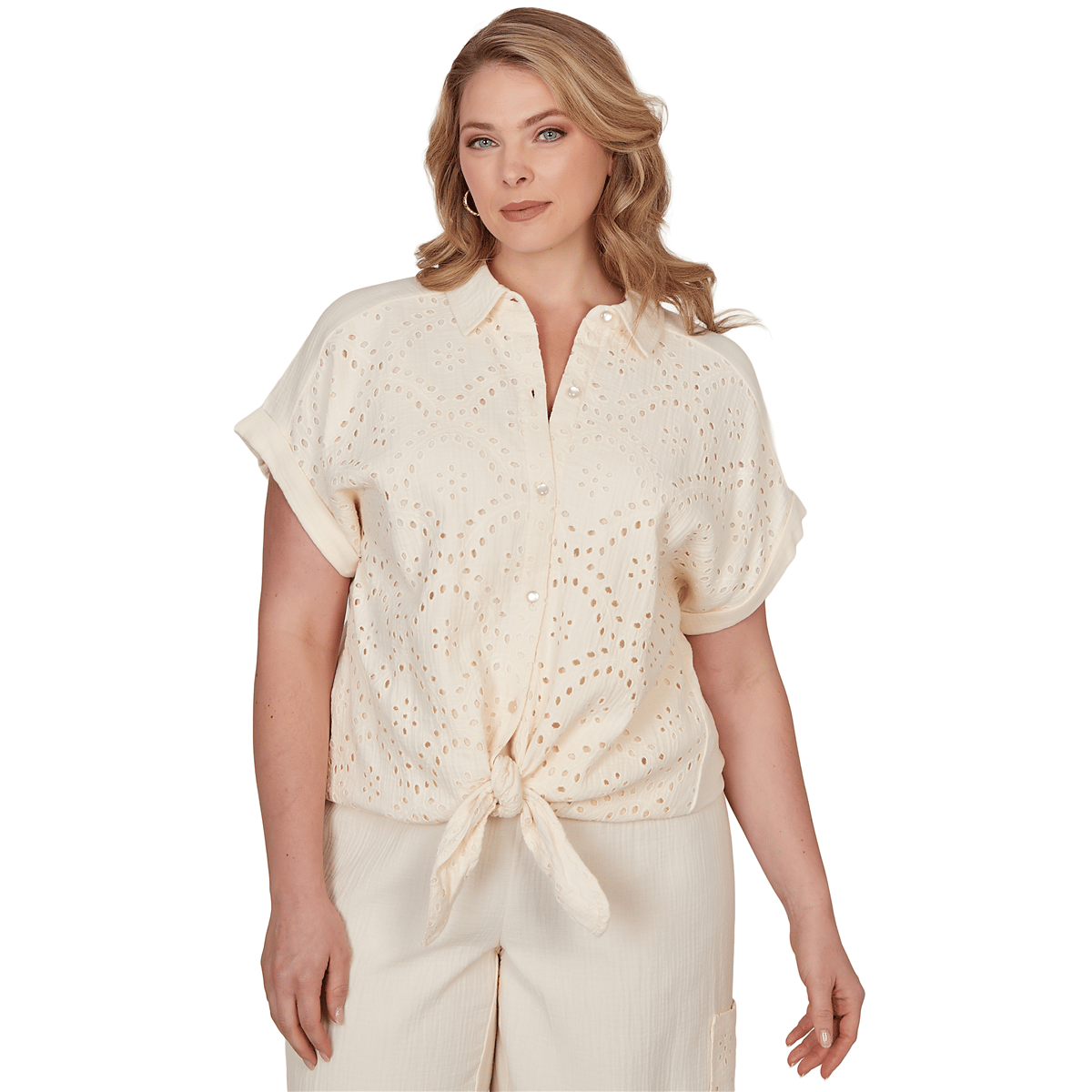 Click here for Plus Size Ruby Rd. Renaissance Romance Cap Sleeve... prices