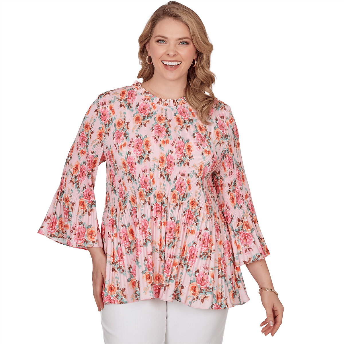 Click here for Plus Size Ruby Rd. Renaissance Romance Bell Sleeve... prices