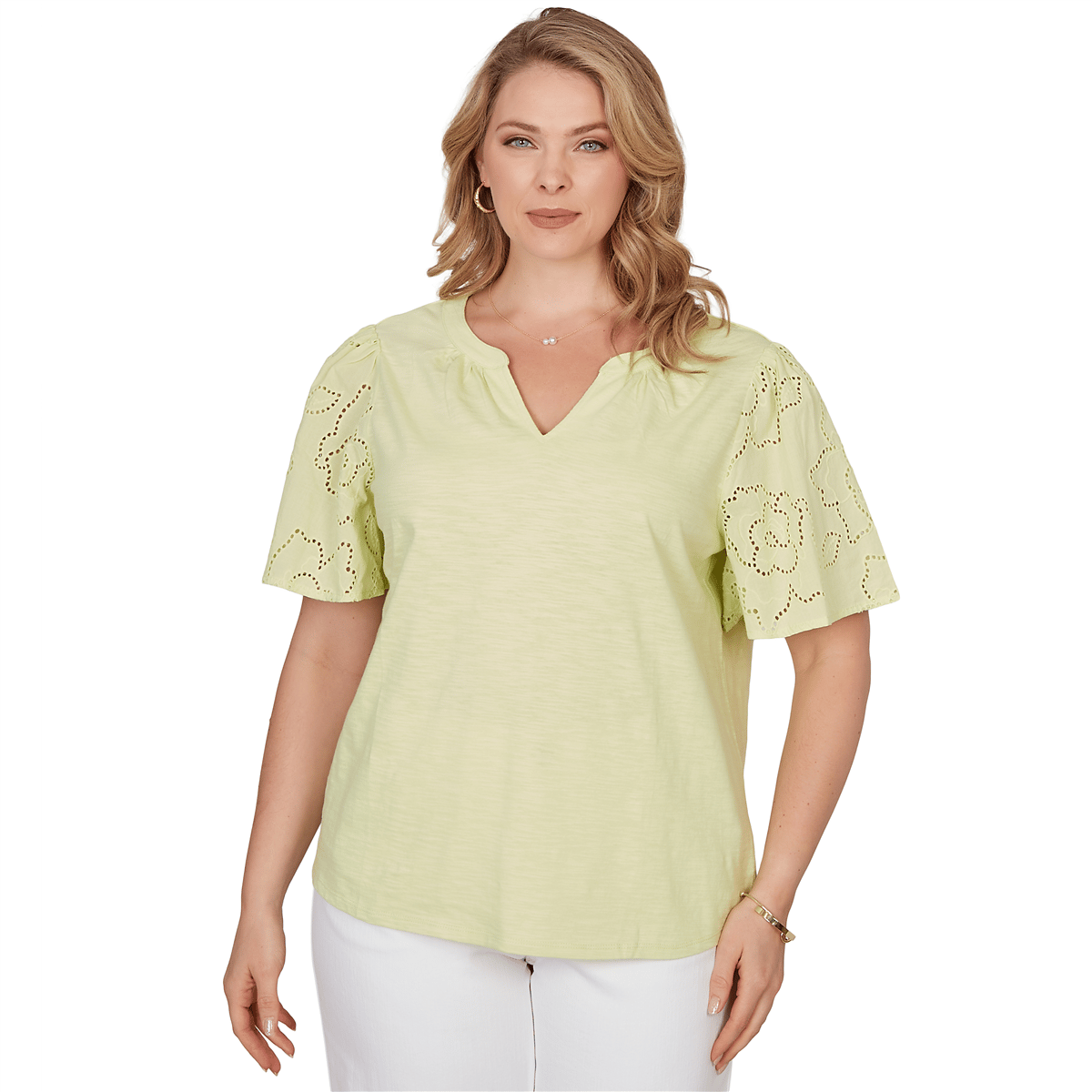 Click here for Plus Size Ruby Rd. Renaissance Romance Short Eyele... prices