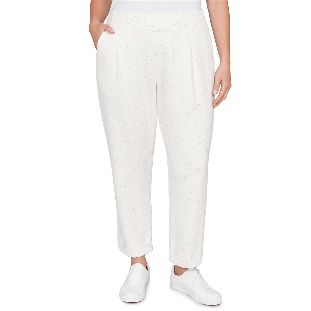 Click here for Plus Size Ruby Rd. Jetsetter Ultra Soft Knit Cuffe... prices