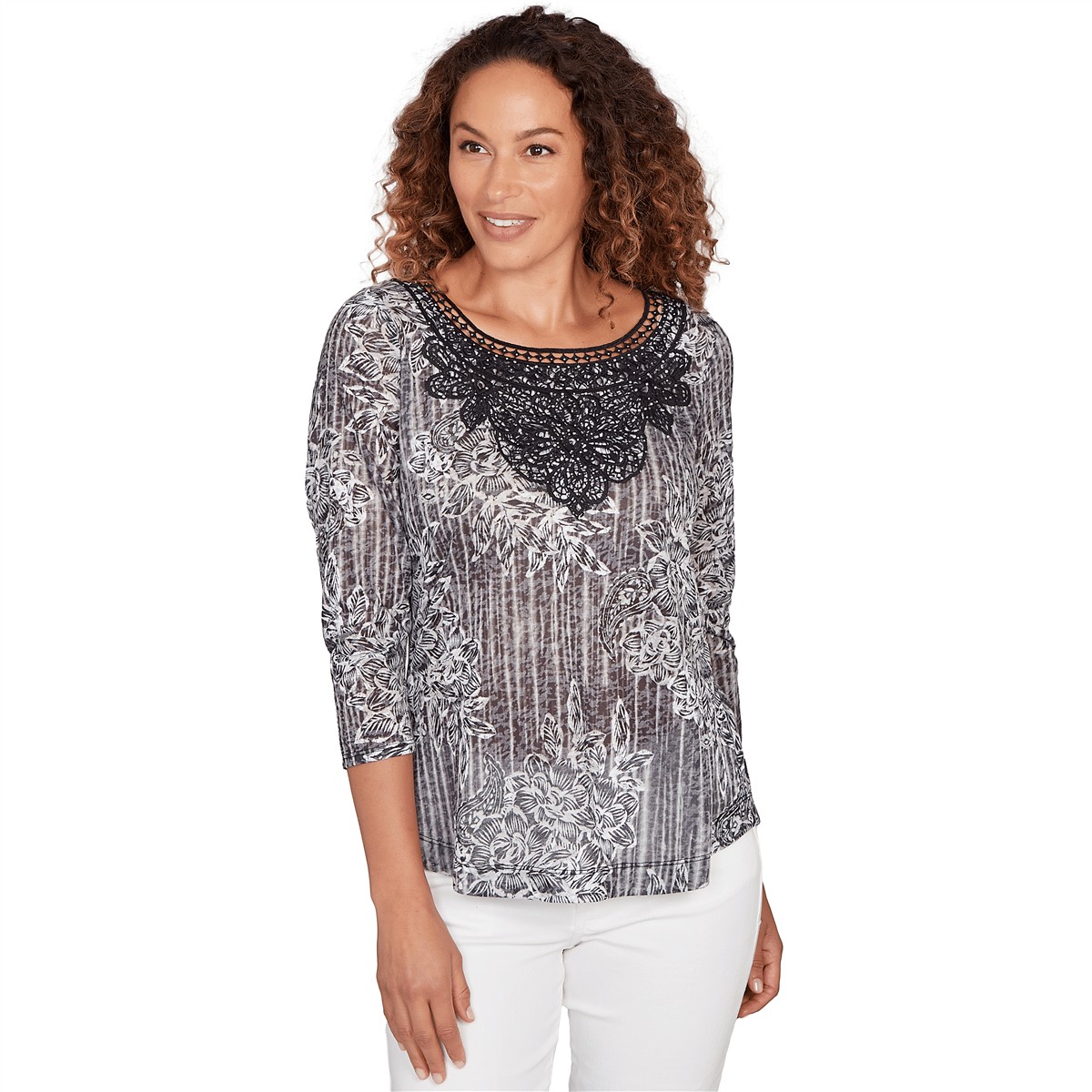 Click here for Womens Ruby Rd. California Dreaming Floral Abstrac... prices