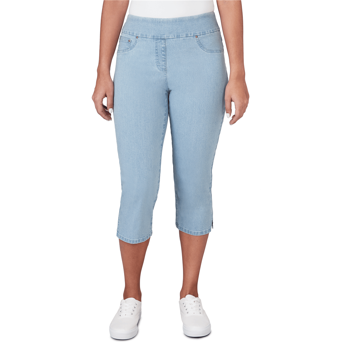 Click here for Womens Ruby Rd. Key Items Extra Stretch Pull On Ca... prices