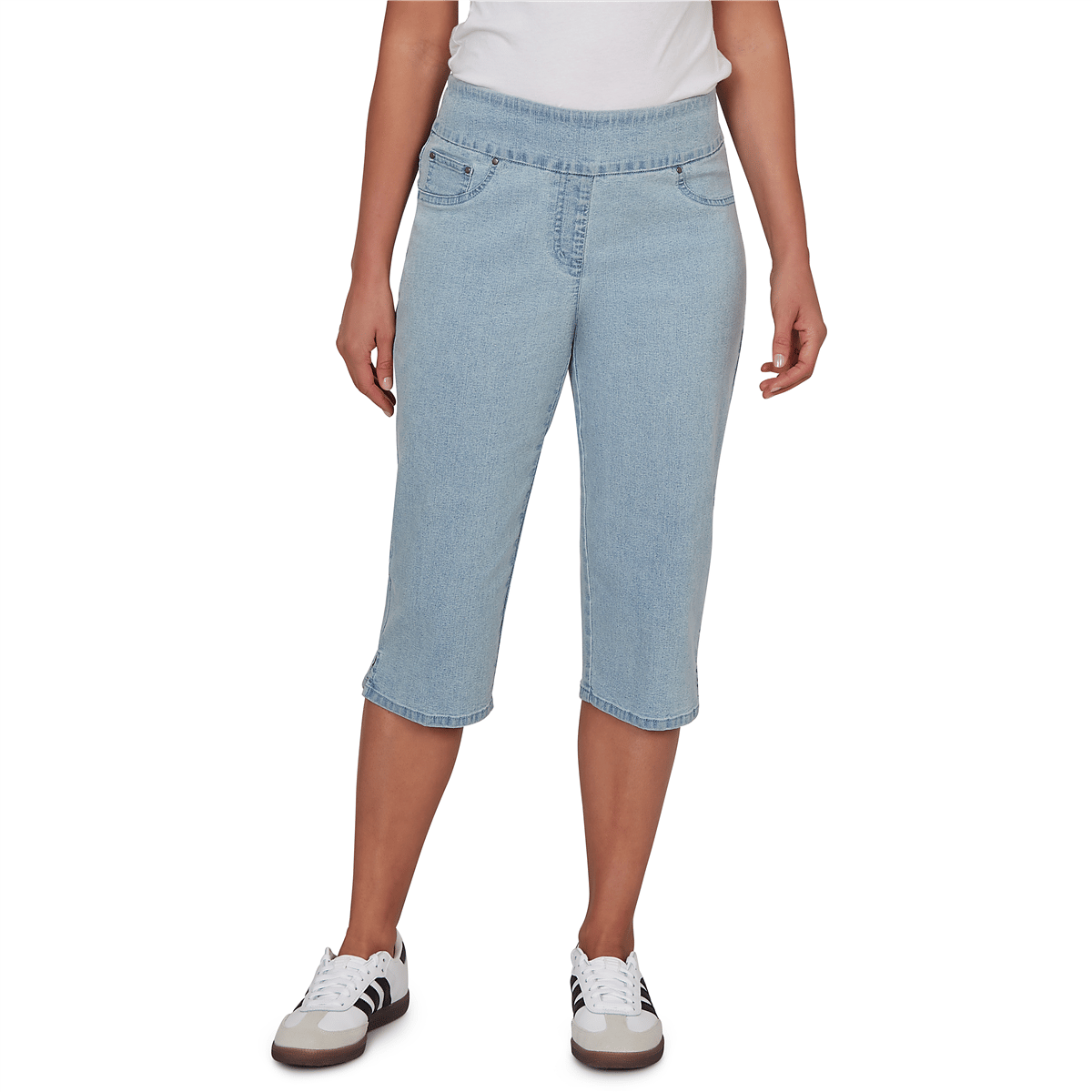 Click here for Womens Ruby Rd. Key Items Extra Stretch Pull On Ca... prices