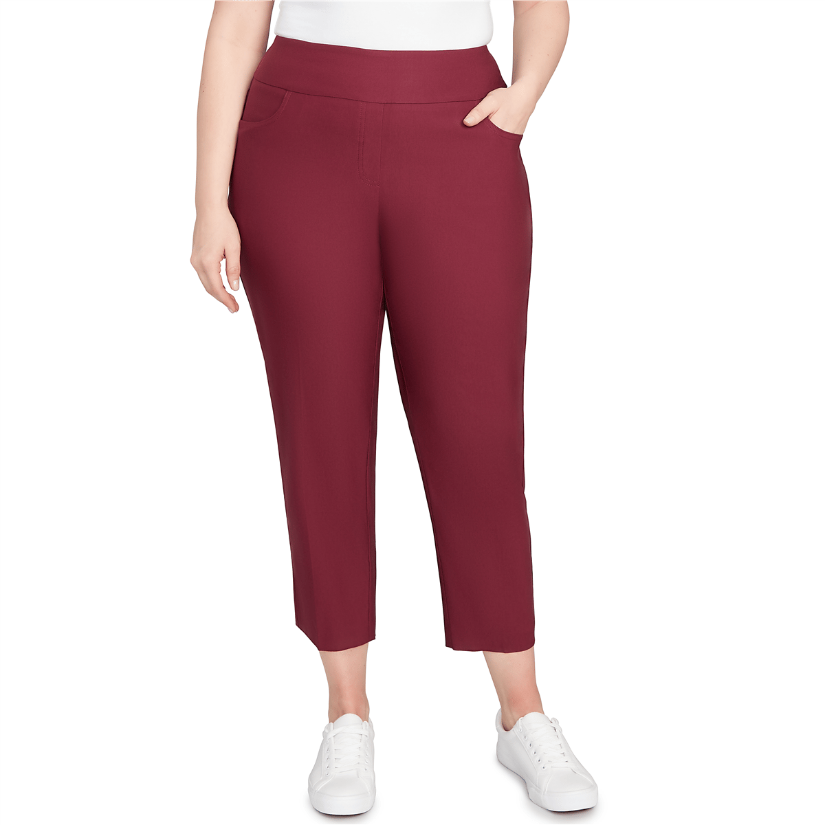 Click here for Plus Size Ruby Rd. Key Items Pull On Casual Ankle... prices