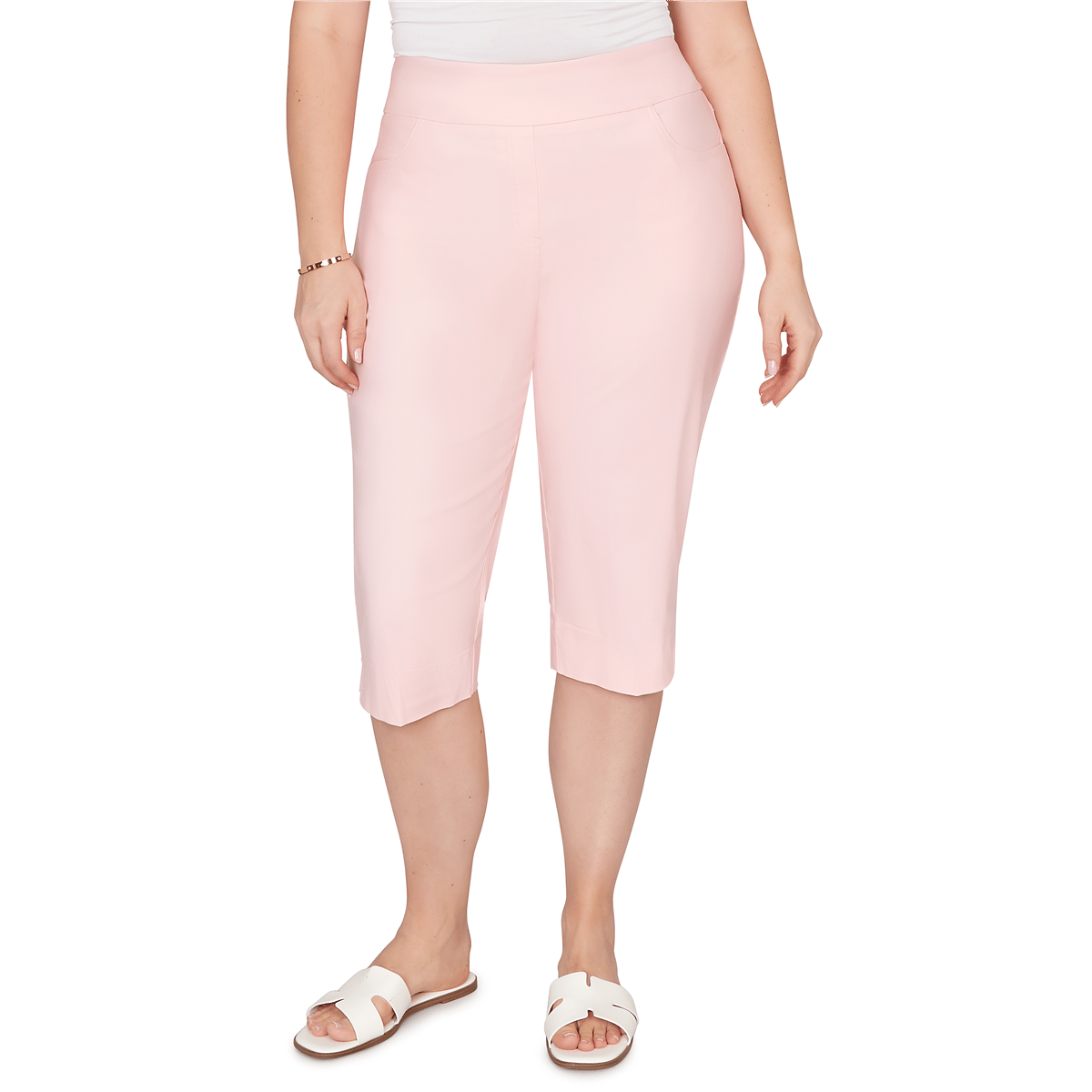 Click here for Plus Size Ruby Rd. Key Items Pull On Silky Tech So... prices