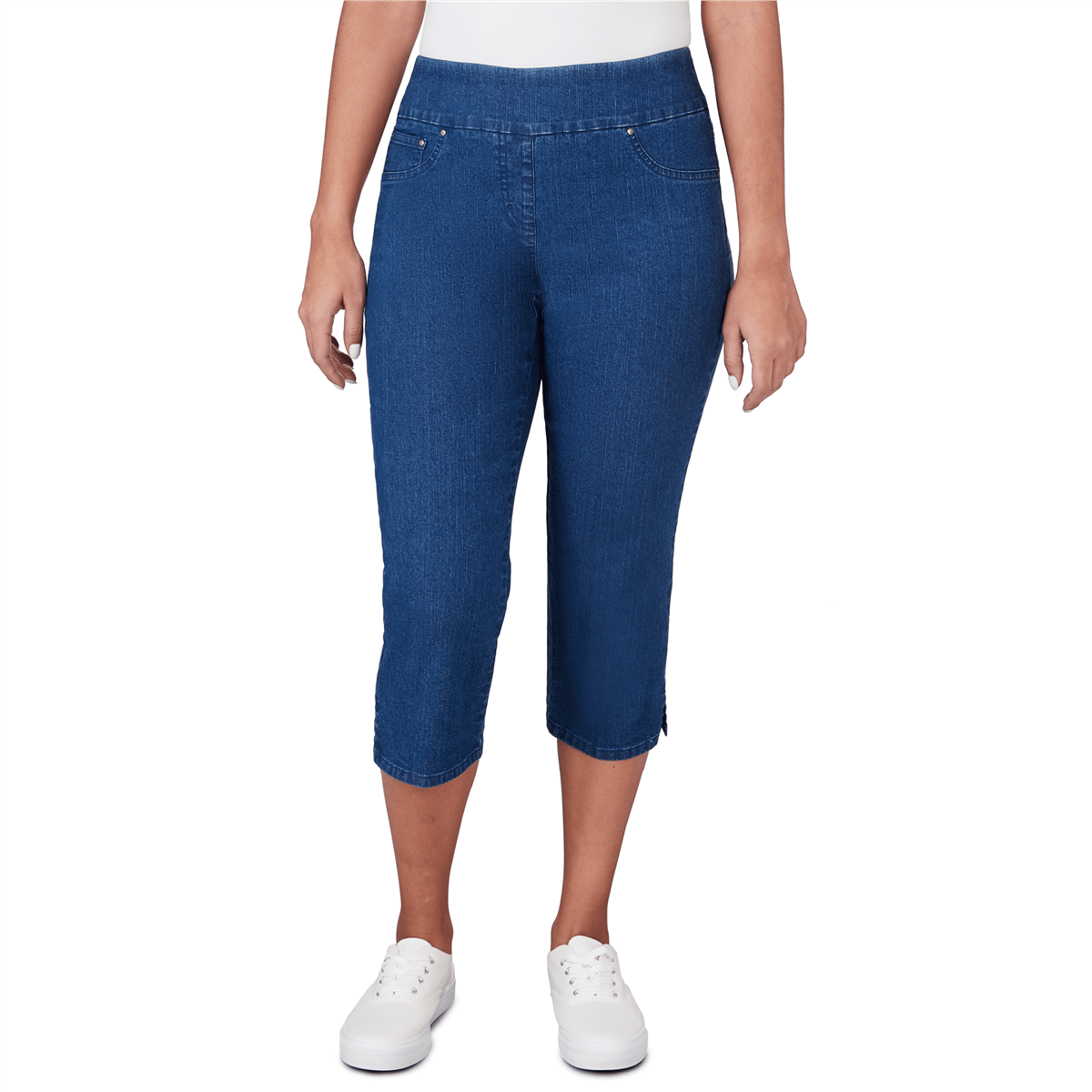 Click here for Petite Ruby Rd. Key Items Extra Stretch Pull On Ca... prices
