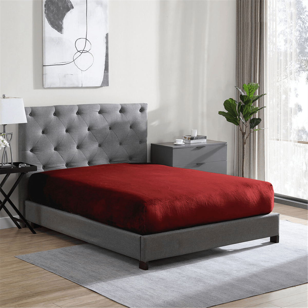 Click here for Swift Home Thick Cozy Soft Flannel-Plush Fur Fitte... prices