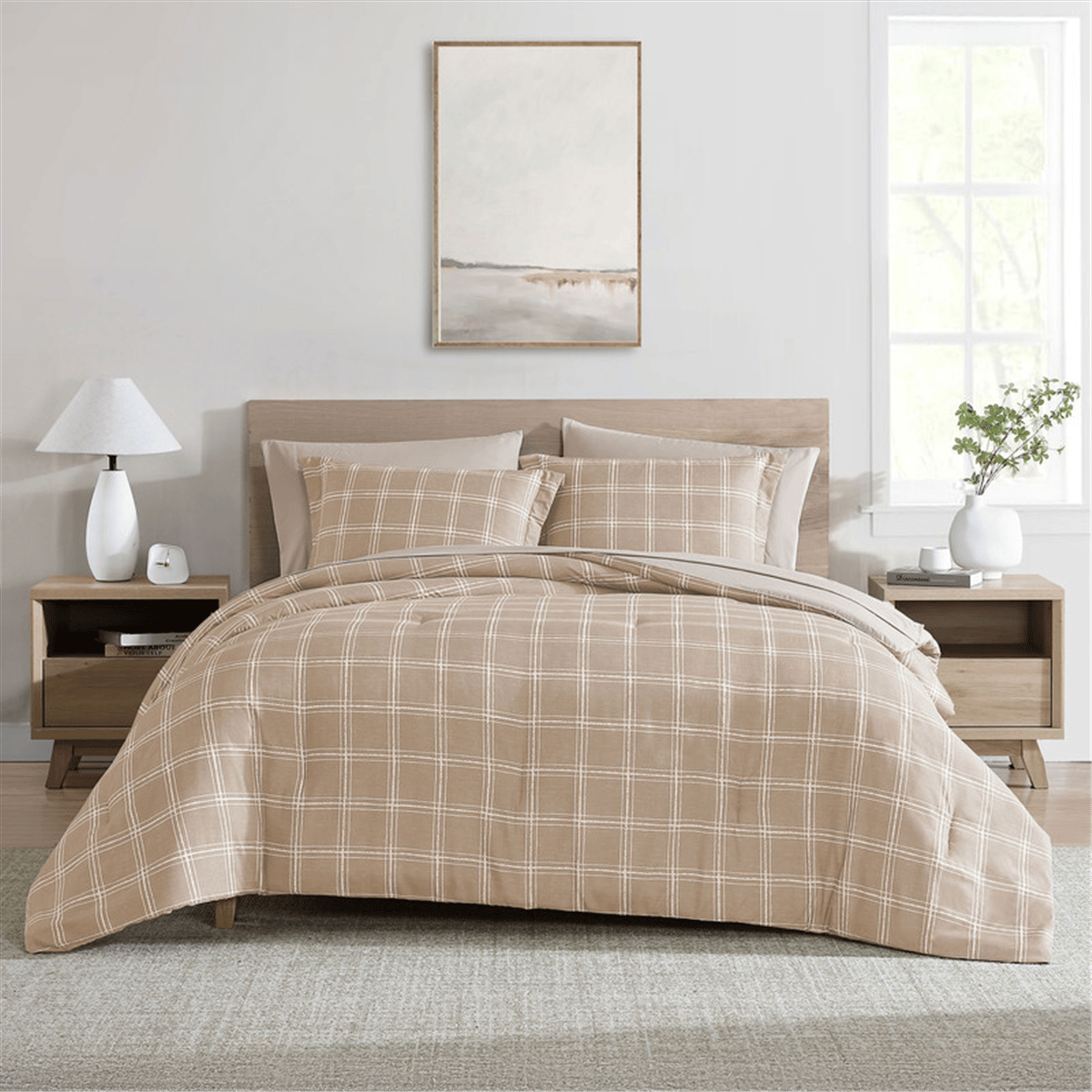 Click here for Swift Home Reversible Plaid 7pc. Bed-in-a-Bag Comf... prices