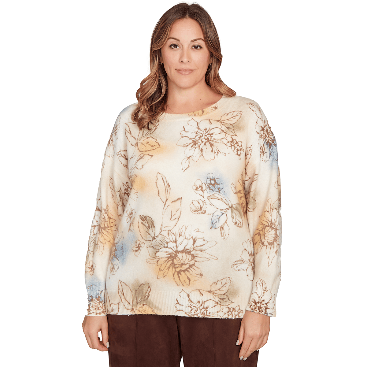 Click here for Plus Size Skyes the Limit Autumn Countryside Flora... prices