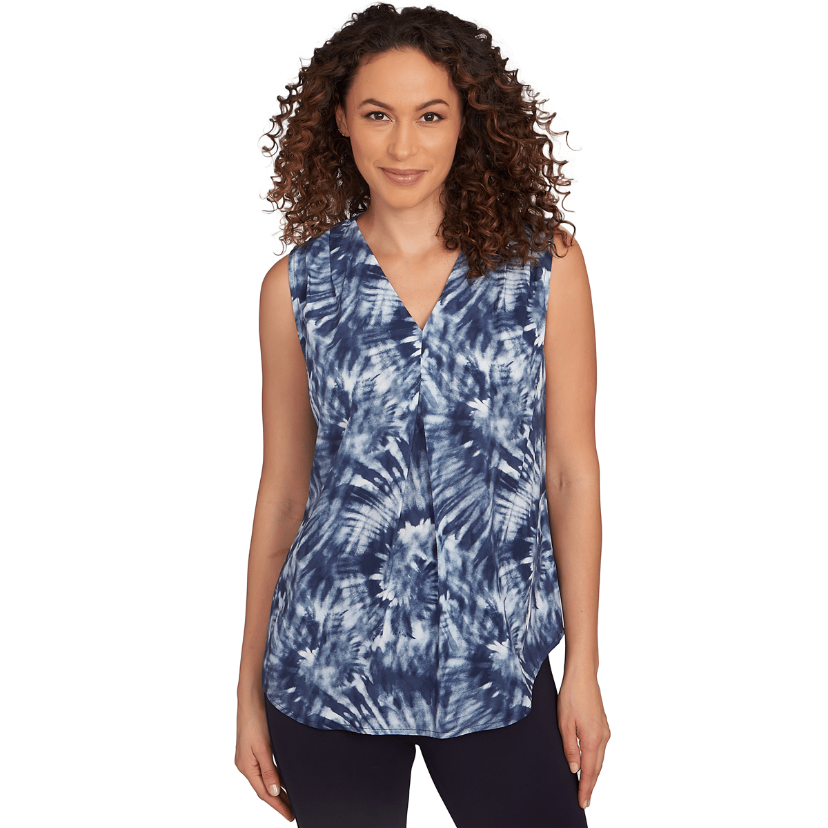 Click here for Petite Skyes the Limit Out Of The Blue Tie-Dye V-N... prices