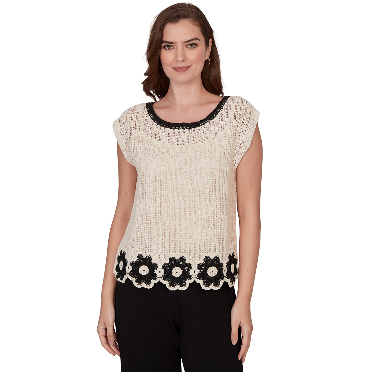 Click here for Plus Size Skyes the Limit Terra Tropic Cap Sleeve... prices