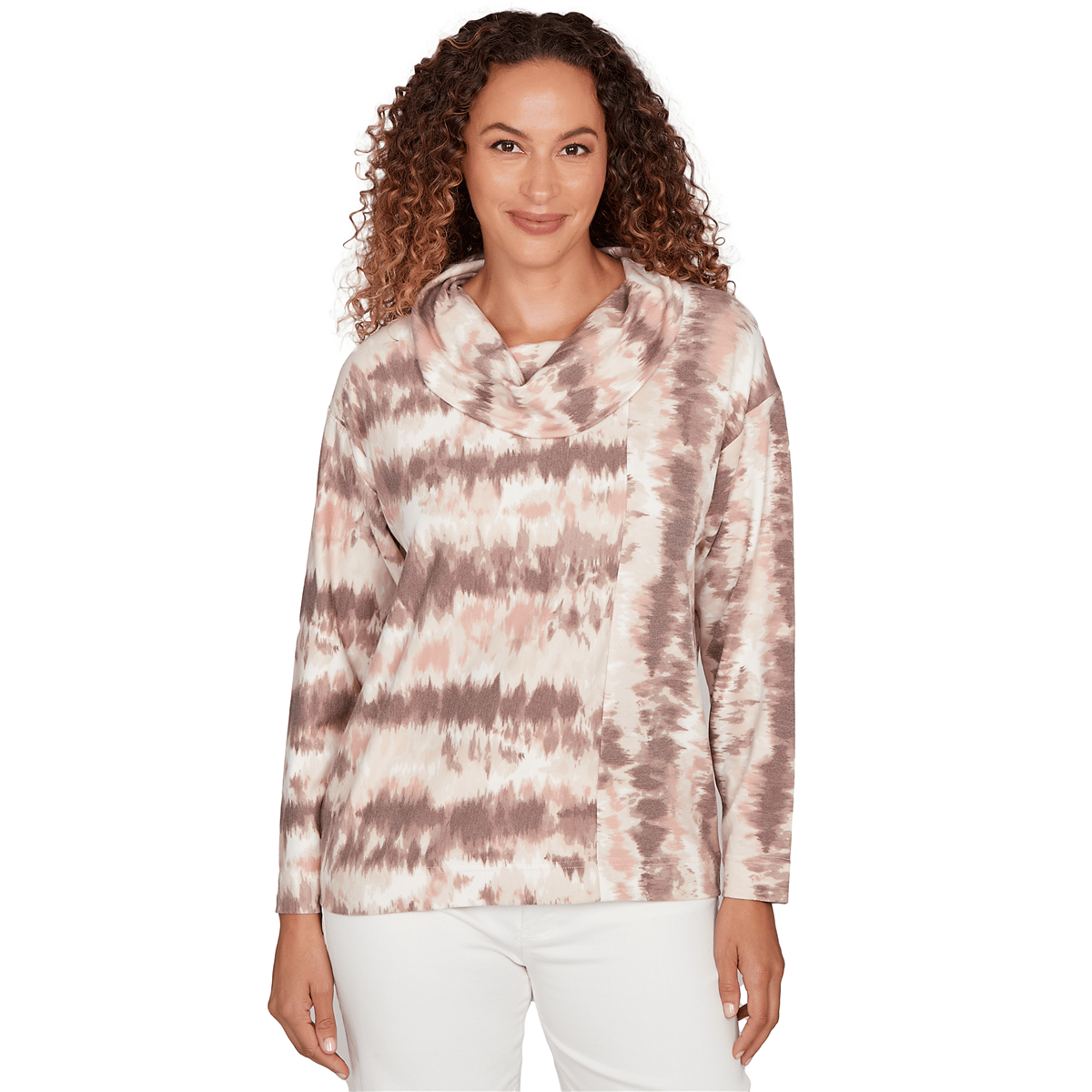 Click here for Petite Skyes the Limit Beyond Basics Cowl Neck Tie... prices