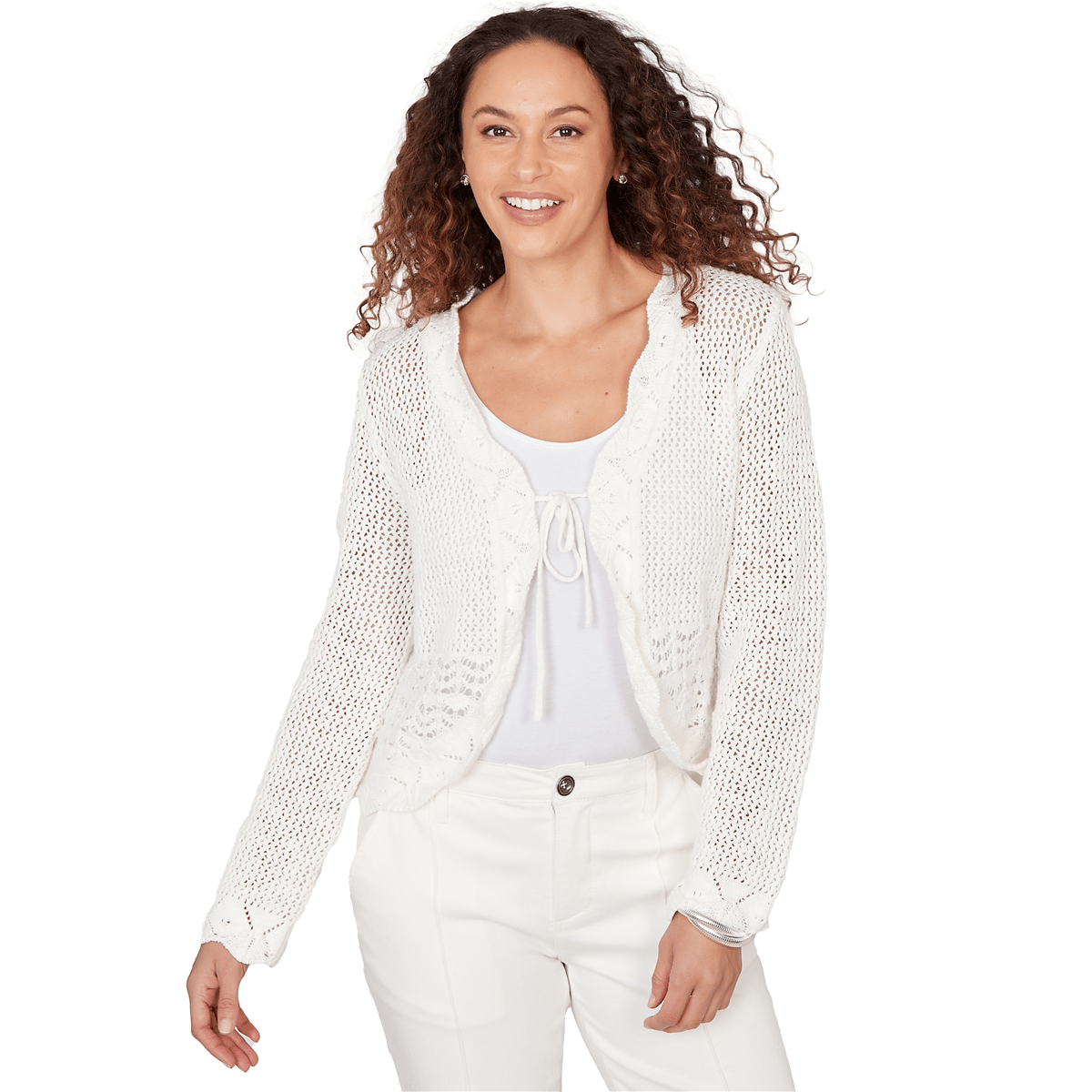 Click here for Womens Skyes the Limit Fresh Start Tie Front Open... prices