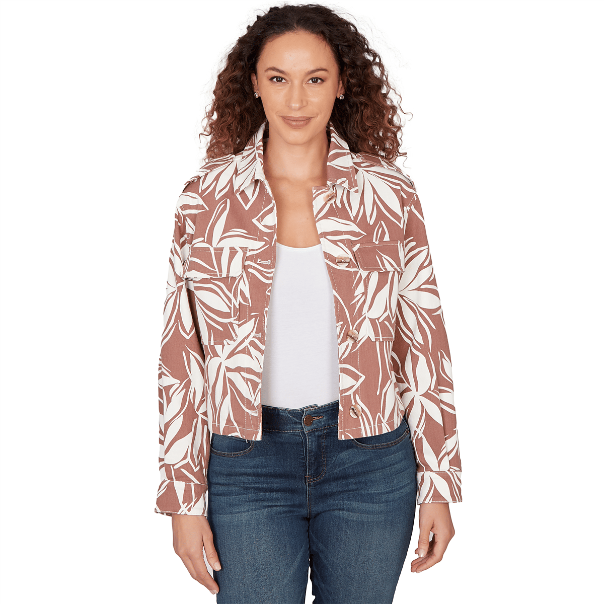 Click here for Womens Skyes the Limit Blooming Pastels Leaf Denim... prices