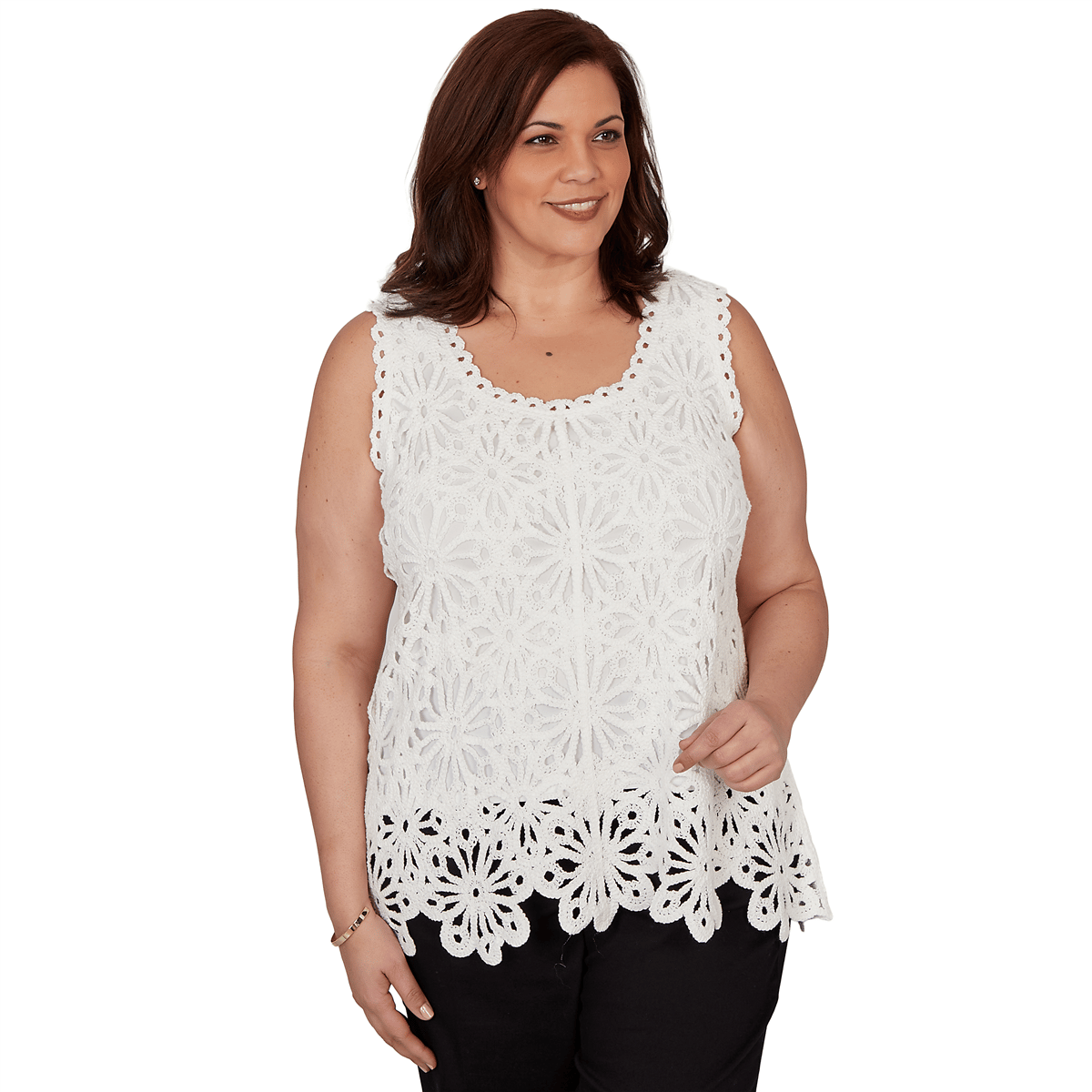 Click here for Plus Size Skyes the Limit Summer Spice Sleeveless... prices