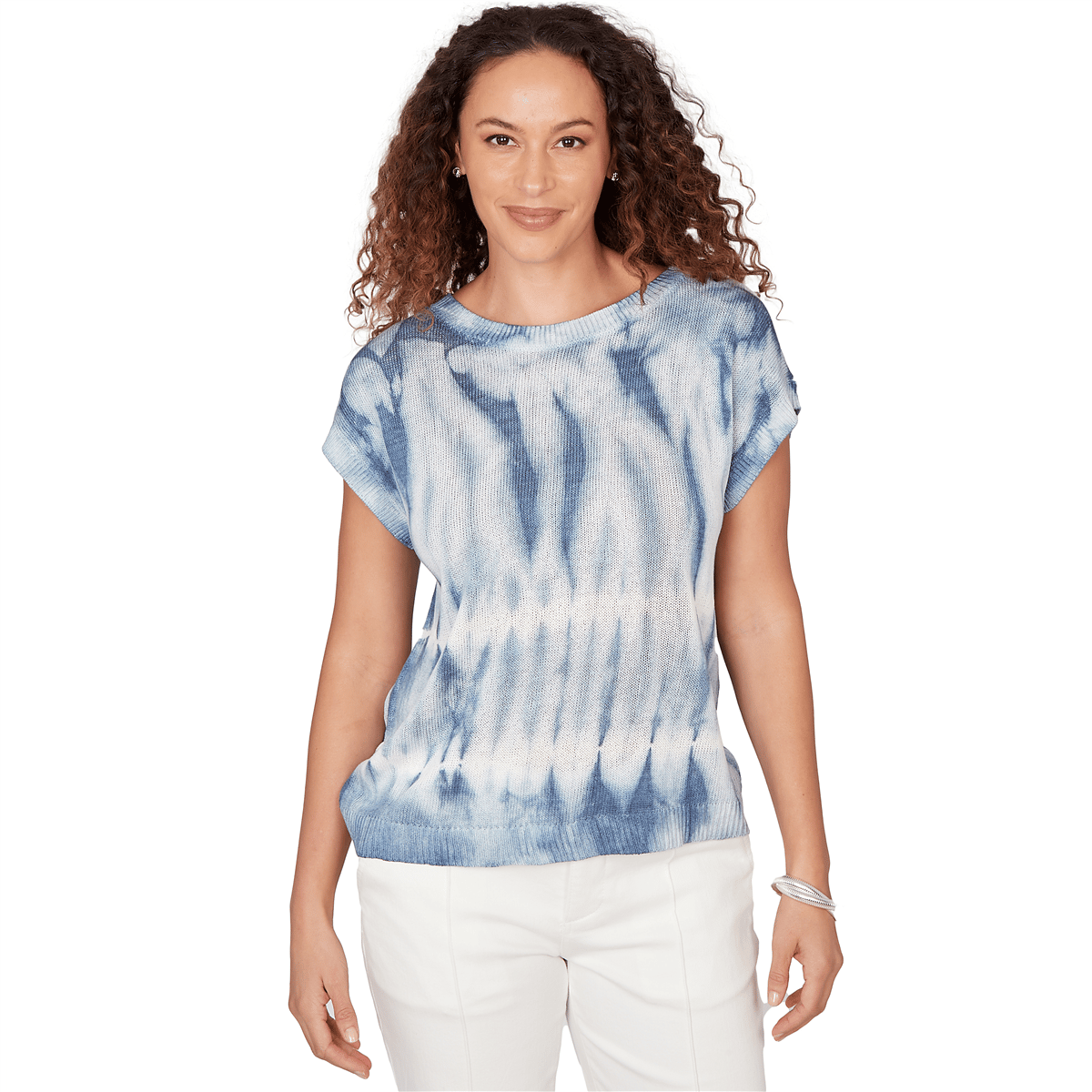 Click here for Petite Skyes the Limit Summer Spice Tie Dye Sweate... prices