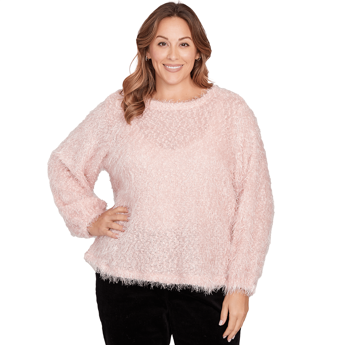 Click here for Plus Size Skyes the Limit By Invitation Fluffy Tex... prices