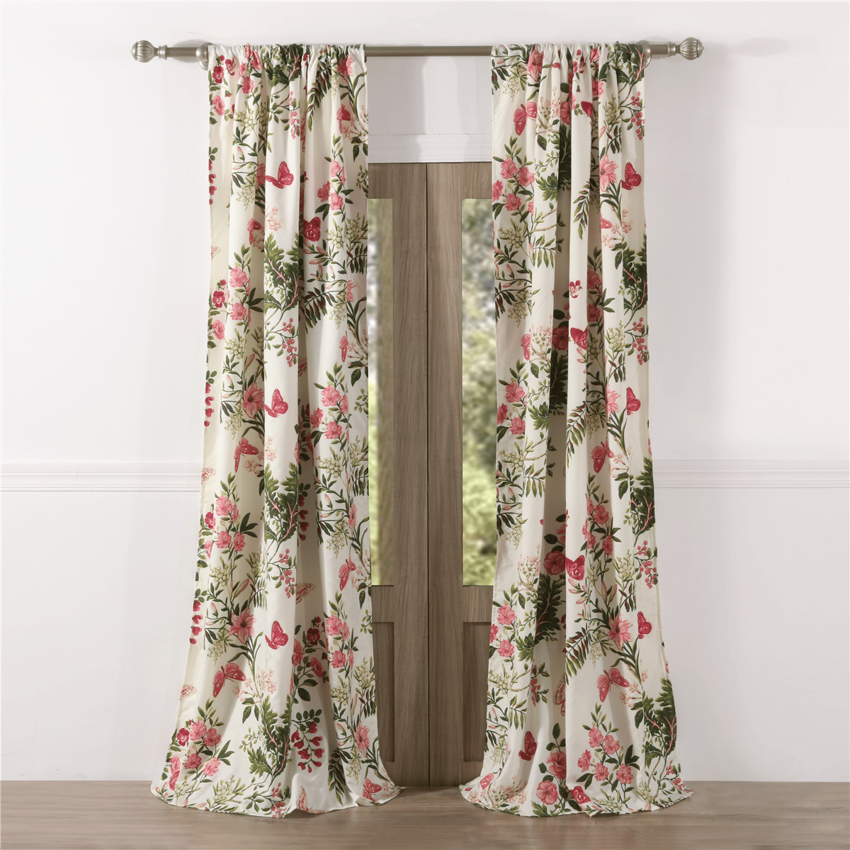 Click here for Greenland Home Fashions(tm) Butterflies 2pc. Curta... prices