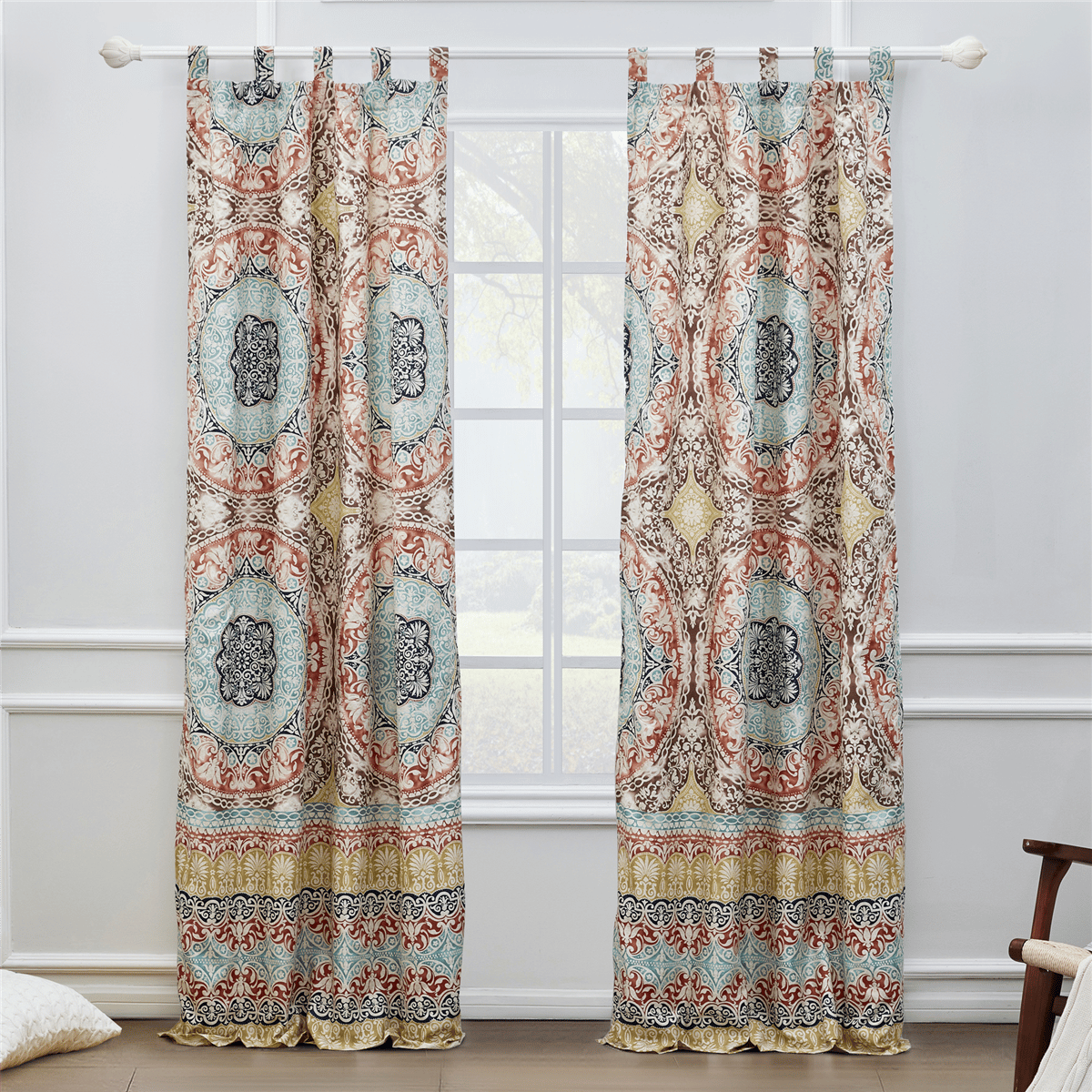 Click here for Greenland Home Fashions(tm) Olympia 2pc. Curtain P... prices