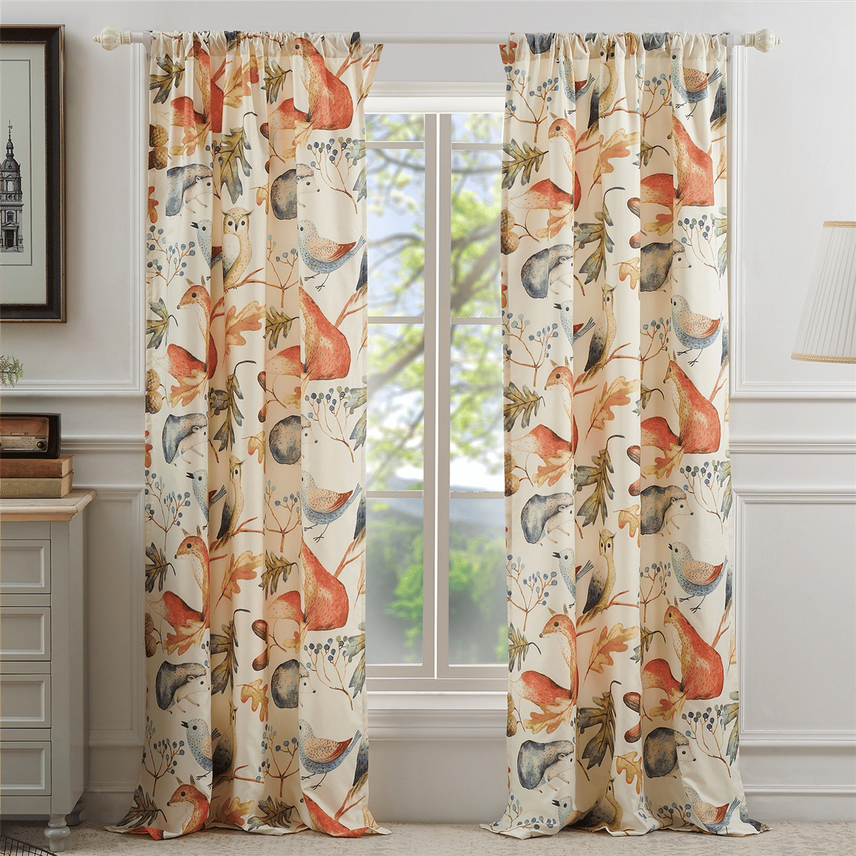Click here for Greenland Home Fashions(tm) Willow  2pc. Curtain P... prices