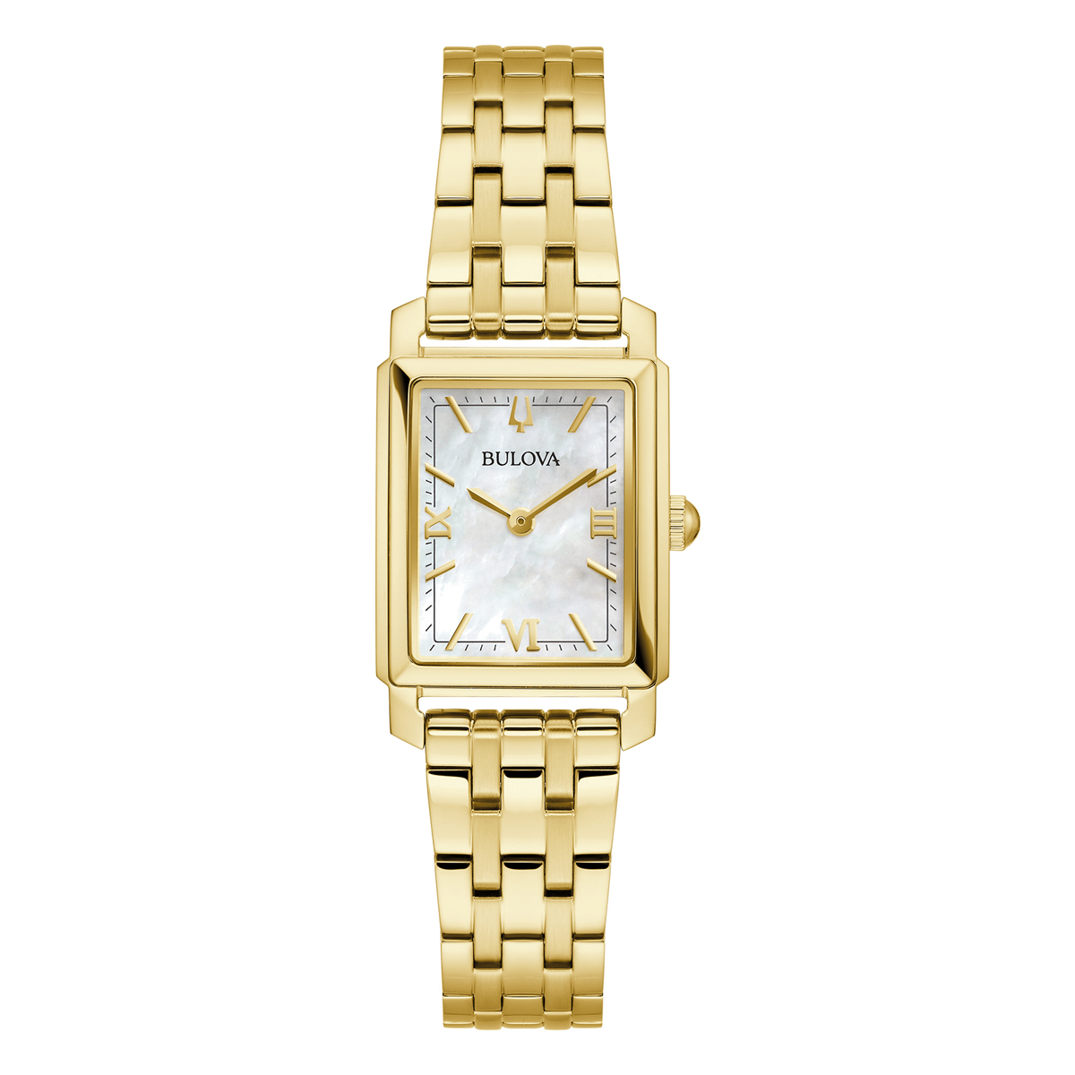 Click here for Womens Bulova Sutton Goldtone Stainless Tank Watch... prices
