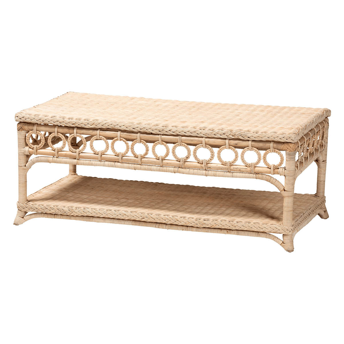 Click here for bali & pari Oxford Natural Rattan Coffee Table prices