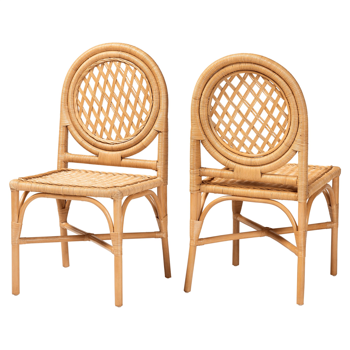 Click here for bali & pari Oxford Natural Rattan Dining Chair prices