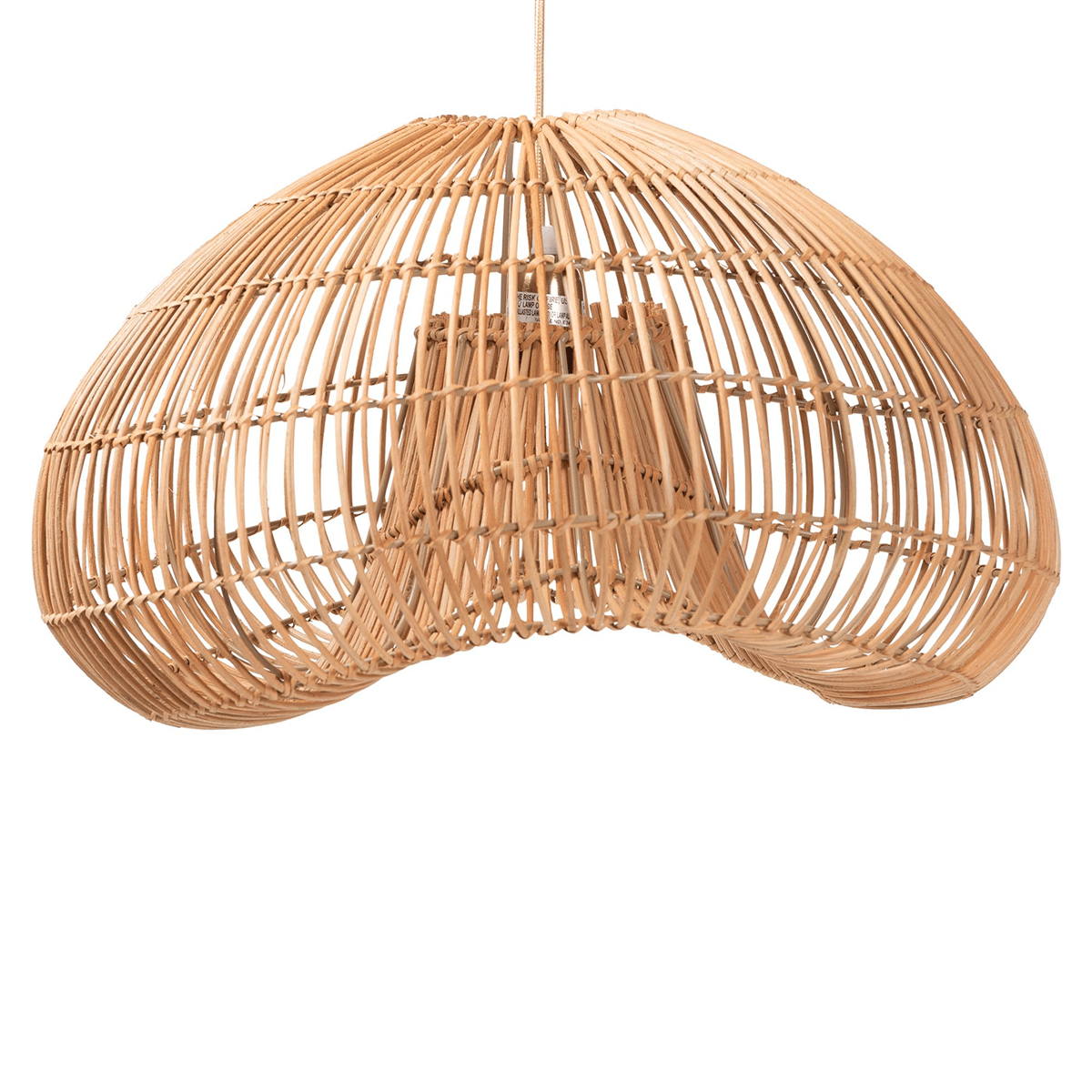 Click here for bali & pari Hansa Natural Rattan Pendant Lampshade prices