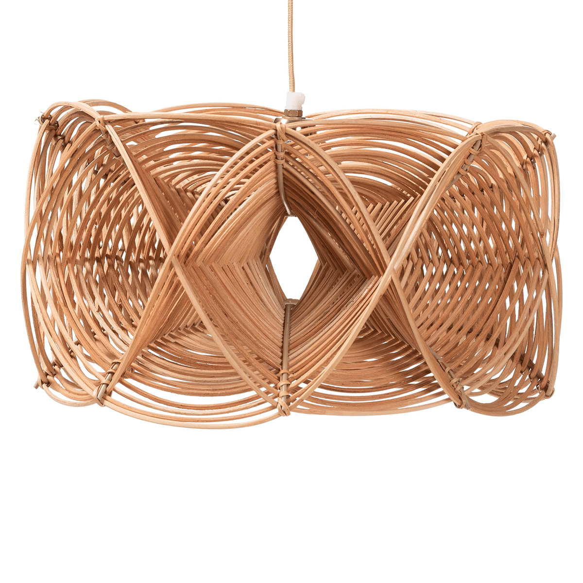 Click here for bali & pari Jeneth Natural Rattan Pendant Lampshad... prices