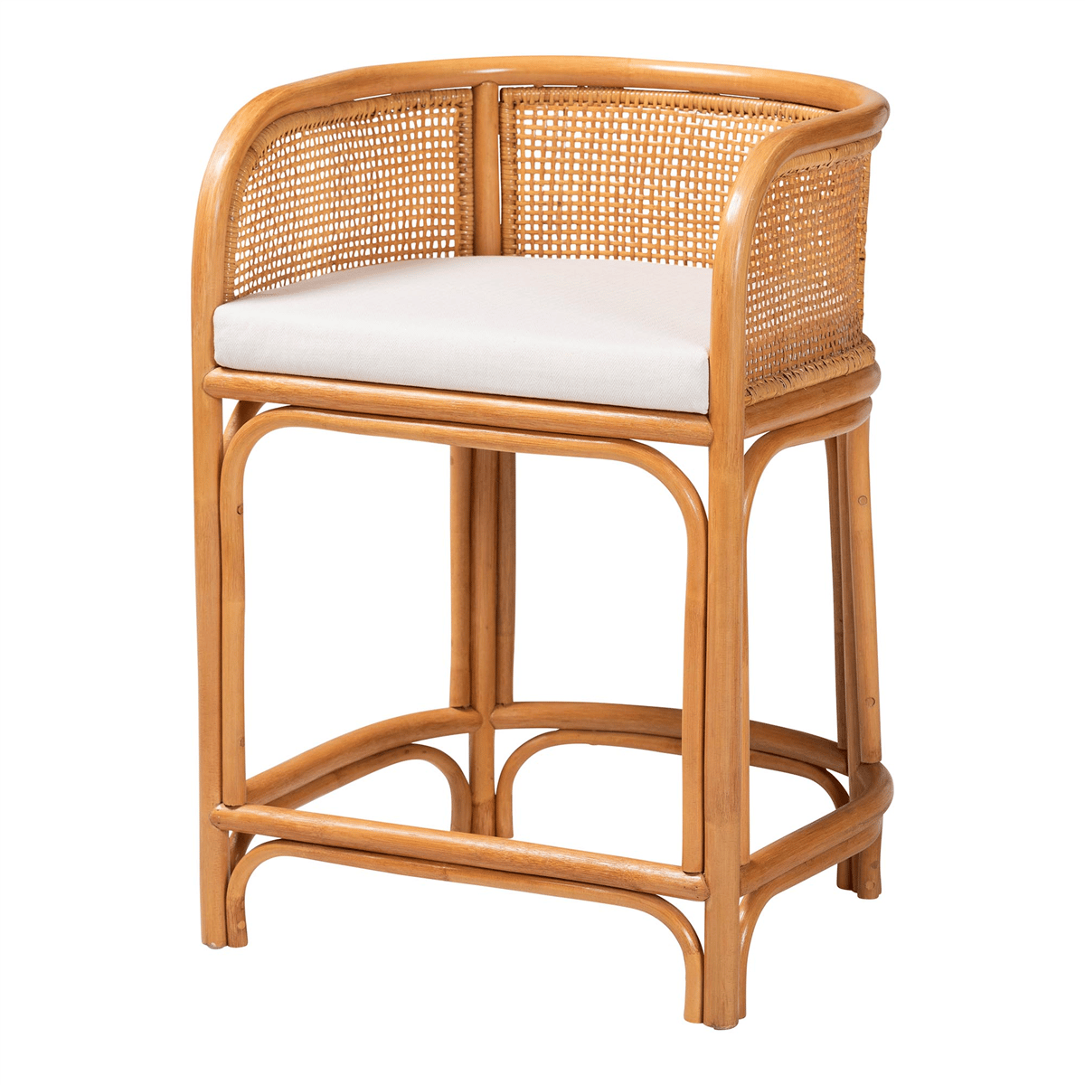Click here for bali & pari Ania Natural Rattan Counter Stool prices