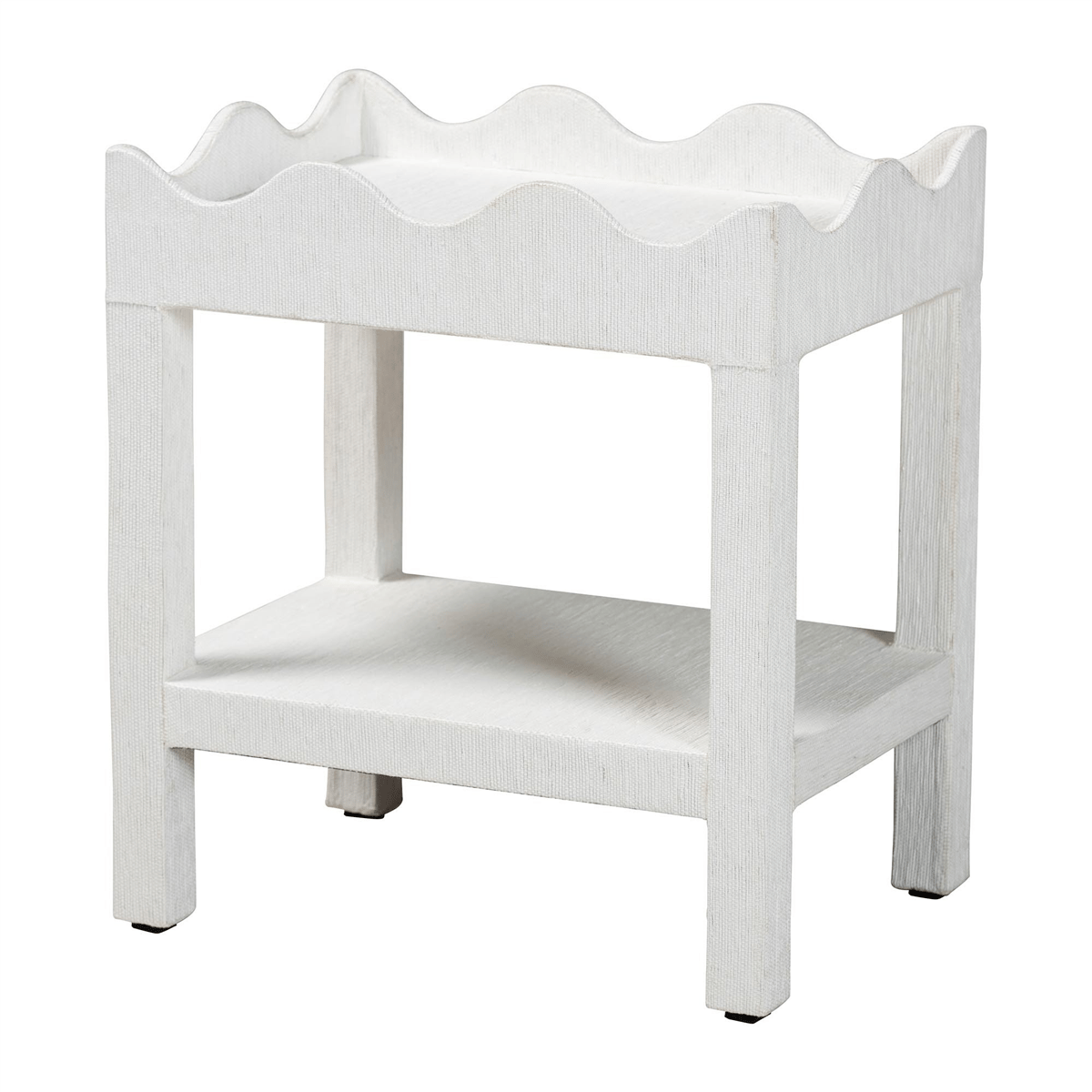 Click here for bali & pari Sebastian Grasscloth Scalloped End Tab... prices