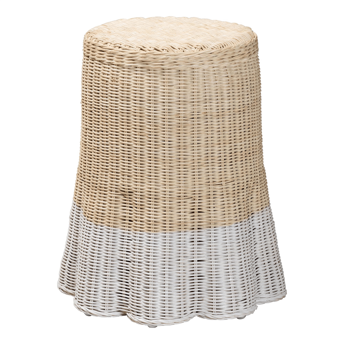 Click here for bali & pari Sarna Natural Rattan End Table prices